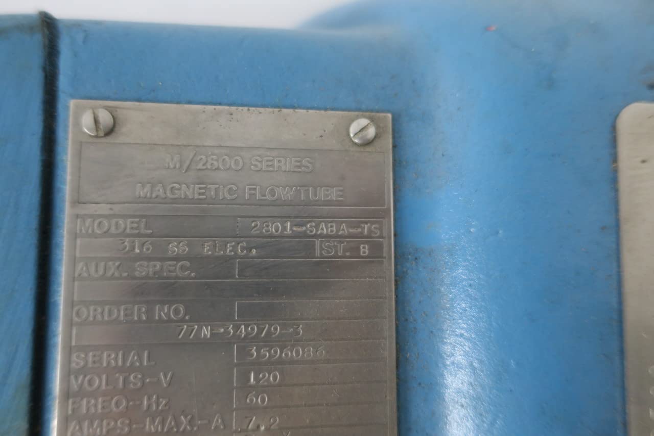FOXBORO 2801-SABA-TS M/2800 Series Flow Meter 1IN 120V-AC