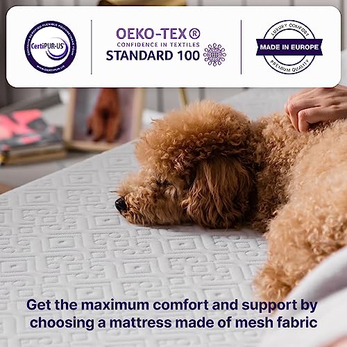 NapQueen 6 Inch Twin-XL Size Mattress, Cooling Gel Memory Foam Mattress, Bed in a Box