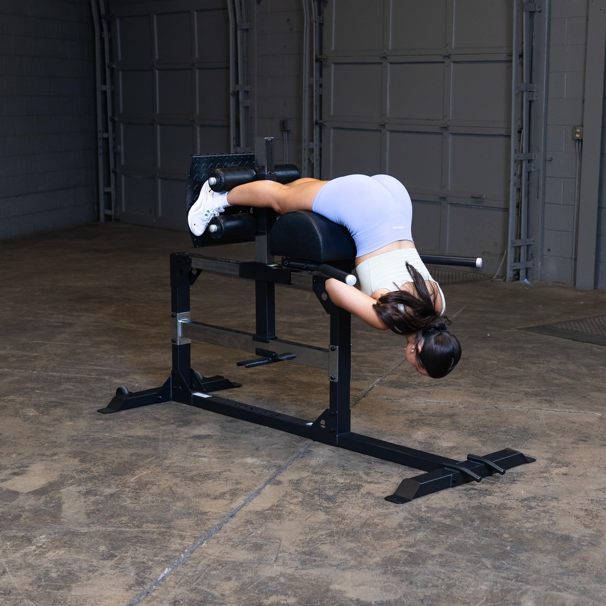 Body-Solid (SGH500B) Glute and Hamstring Machine for Weight Training, Home and Commercial Gym - Versatile Lower Body Gym Equipment for Strength Training