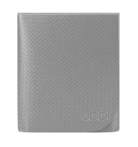 Ubbi Portable Diaper Changing Station Diaper Storage Caddy Organizer with Folding Changing Mat, Stores Baby Diapers, Wipes and Baby Accessories, Gray