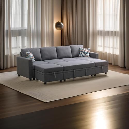 FUOROLA Pull Sectional Sofa Bed for Living Room, Dormitory, Hotel, Guest Room, Play Room, Apartment