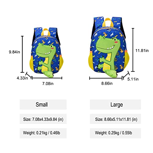 DB toddler dinosaur backpack with leash, Kid harness backpack for Boys Girls Baby, child leash Preschool bookbag, Anti lost backpack toddler