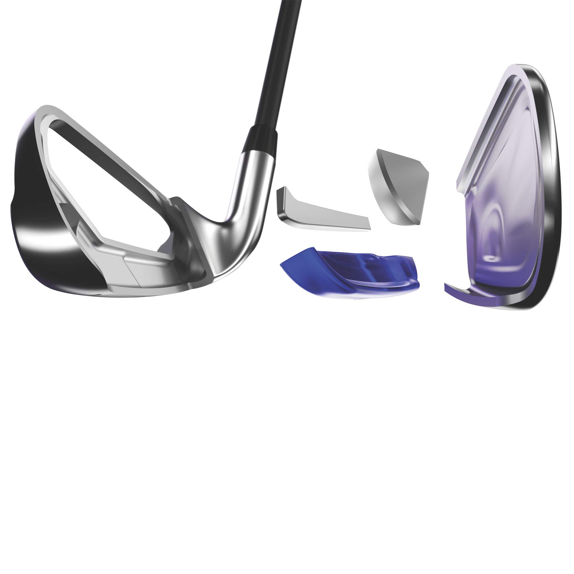 Callaway Big Bertha REVA Women's Iron Set (Set of 5 Clubs: 6IR - PW, Right , Graphite , Ladies), Silver