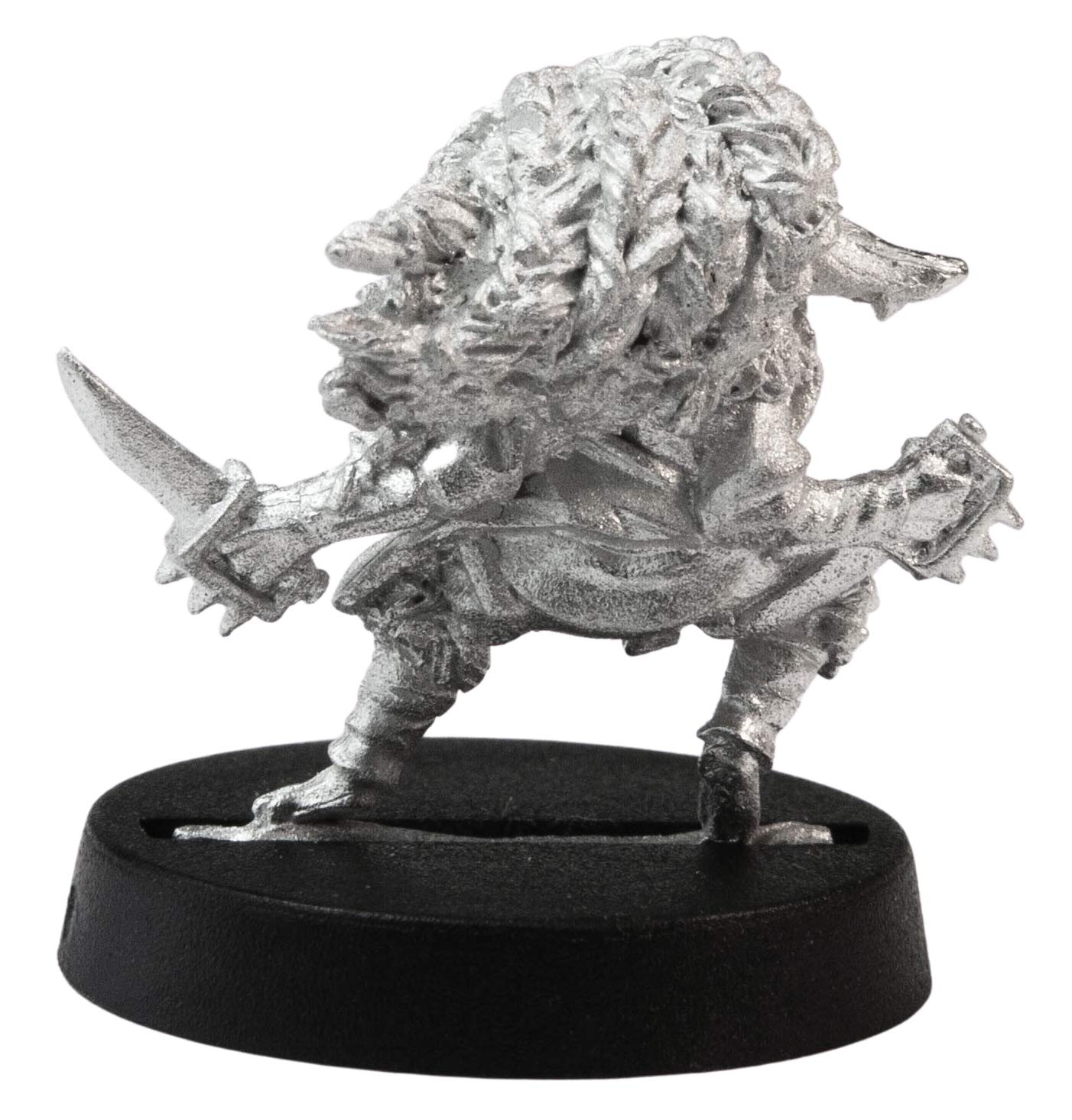 Stonehaven Miniatures Female Goblin Rogue Miniature Figure, 21mm - 100% Pewter Metal - Includes Slotted Creator Base - for 28mm Scale Table Top War Games - Designed & Made in USA