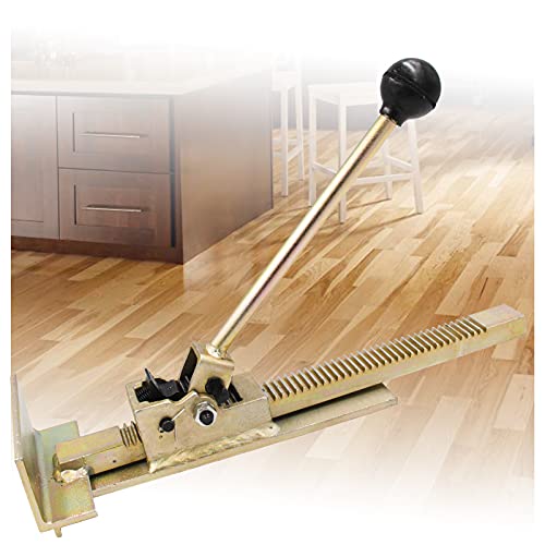 Professional Hardwood Flooring Installation kit - Flooring Jack Tools, for Different Thickness Flooring/Wood Installation Straightening Laminate Hardwood Flooring, Quick Release Plank Jack