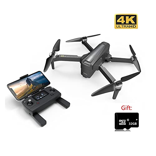 NIRAA B12 Bugs 12 EIS GPS Drone 4K 5G WiFi Digital Zoom Camera 22Mins Flight Time Brushless Foldable RC Quadcopter Drone (Color : B12 Drone 1B Box)