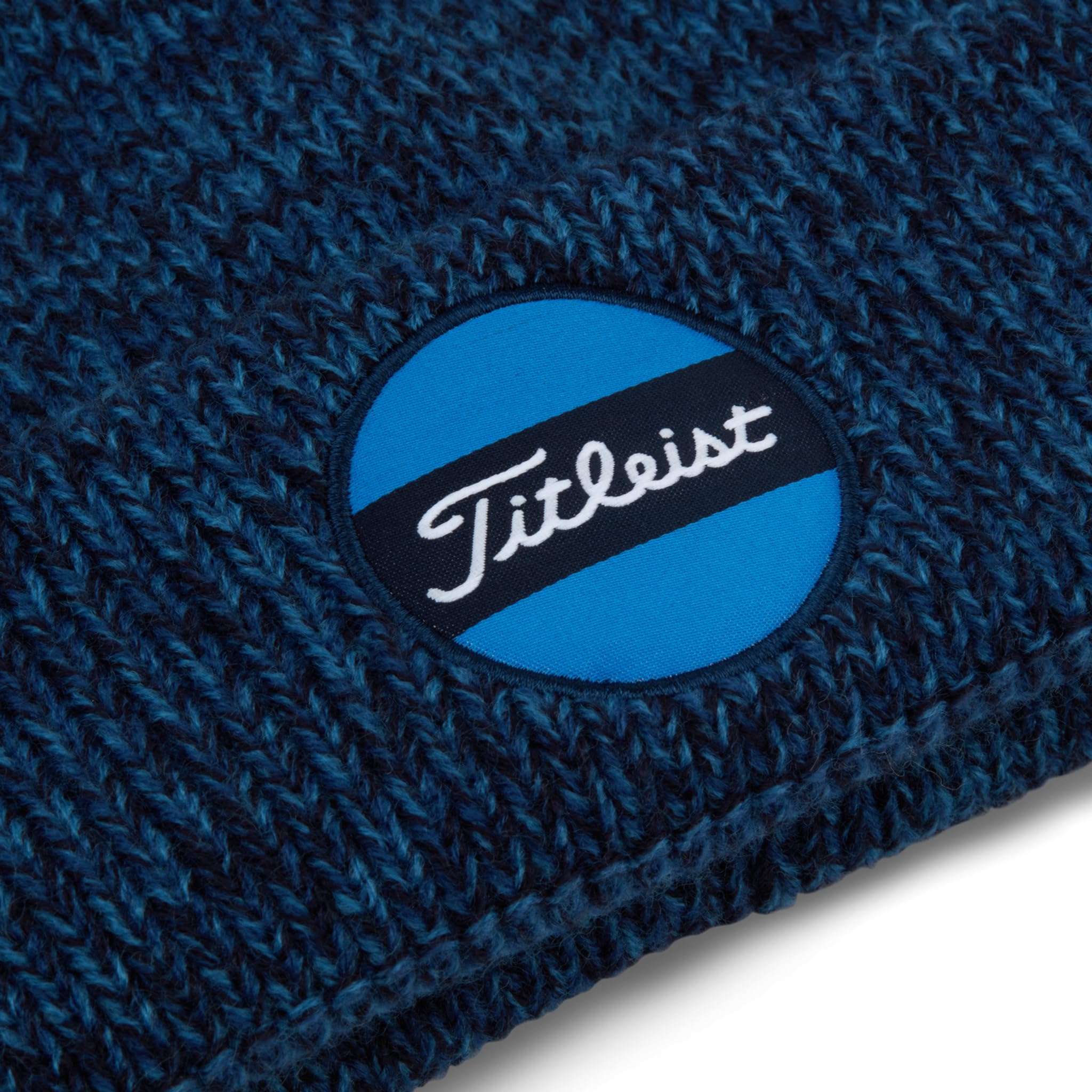 Titleist Men's Standard Pom Hat, Heather Navy, One Size