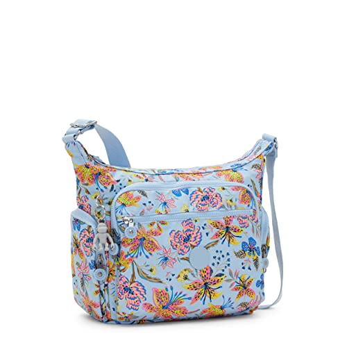 Kipling Women's Gabbie Crossbody, Lightweight Everyday Purse, Casual Shoulder Bag, Wild Flowers