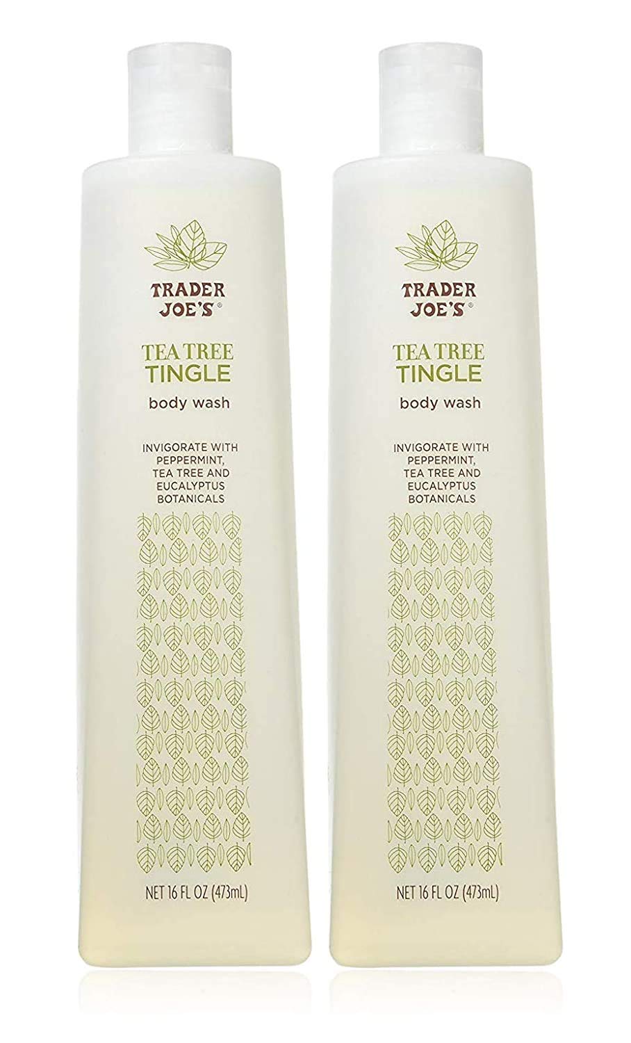 Trader Joe's 2 Packs Tea Tree Tingle Body Wash with Peppermint and Eucalyptus - Cruelty-free