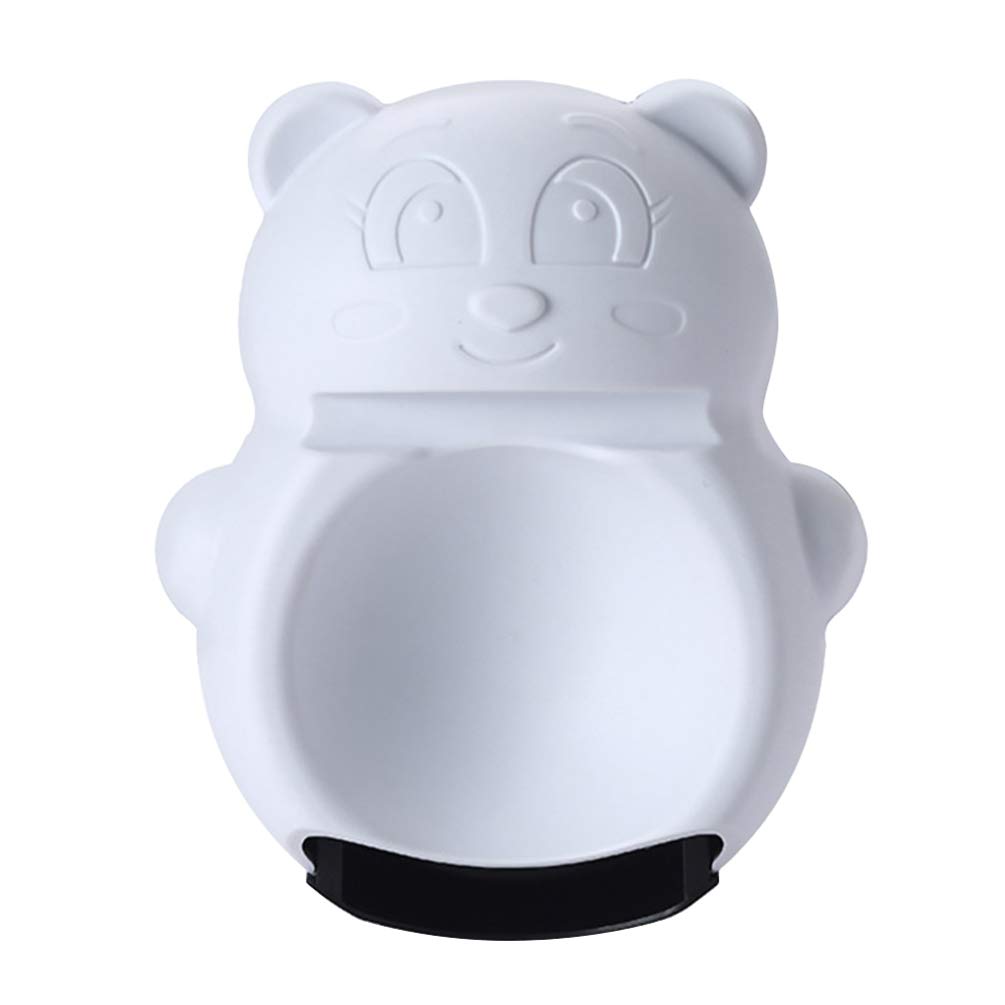 DOITOOL 1pc Fruit Plate Bowl Tv Lazy Fruit Bowl Cartoon Snack Holder Sushi Plate Cookies Chip Platter Decorative Candy Bowls Fun Shaped Dish Phone Stand Tray Fruit Tray Food White