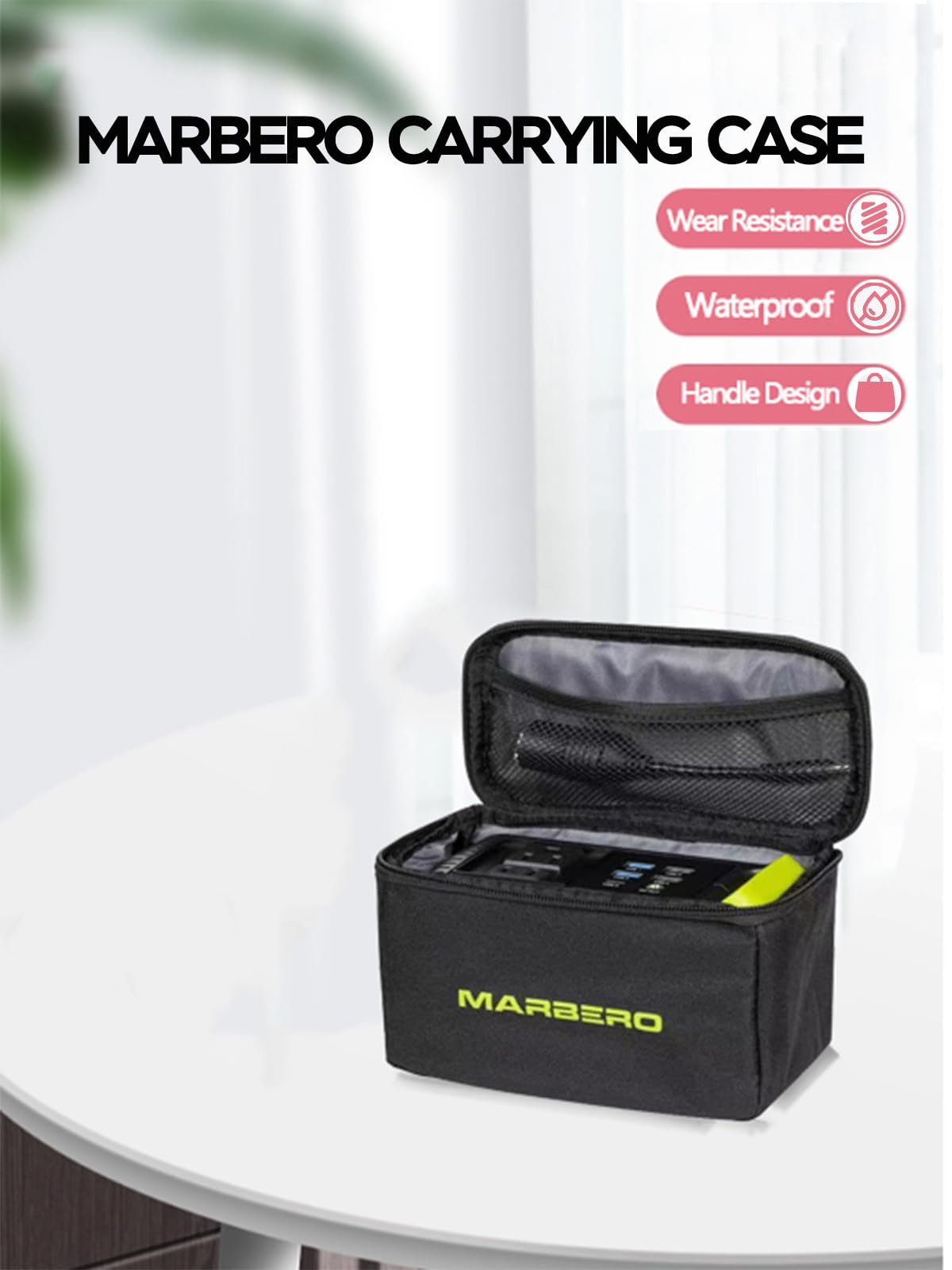 Carrying Case for M82 M82MAX Portable Power Station Carrying Bag Water Resistant Easy to Carry Exclusive for MARBERO