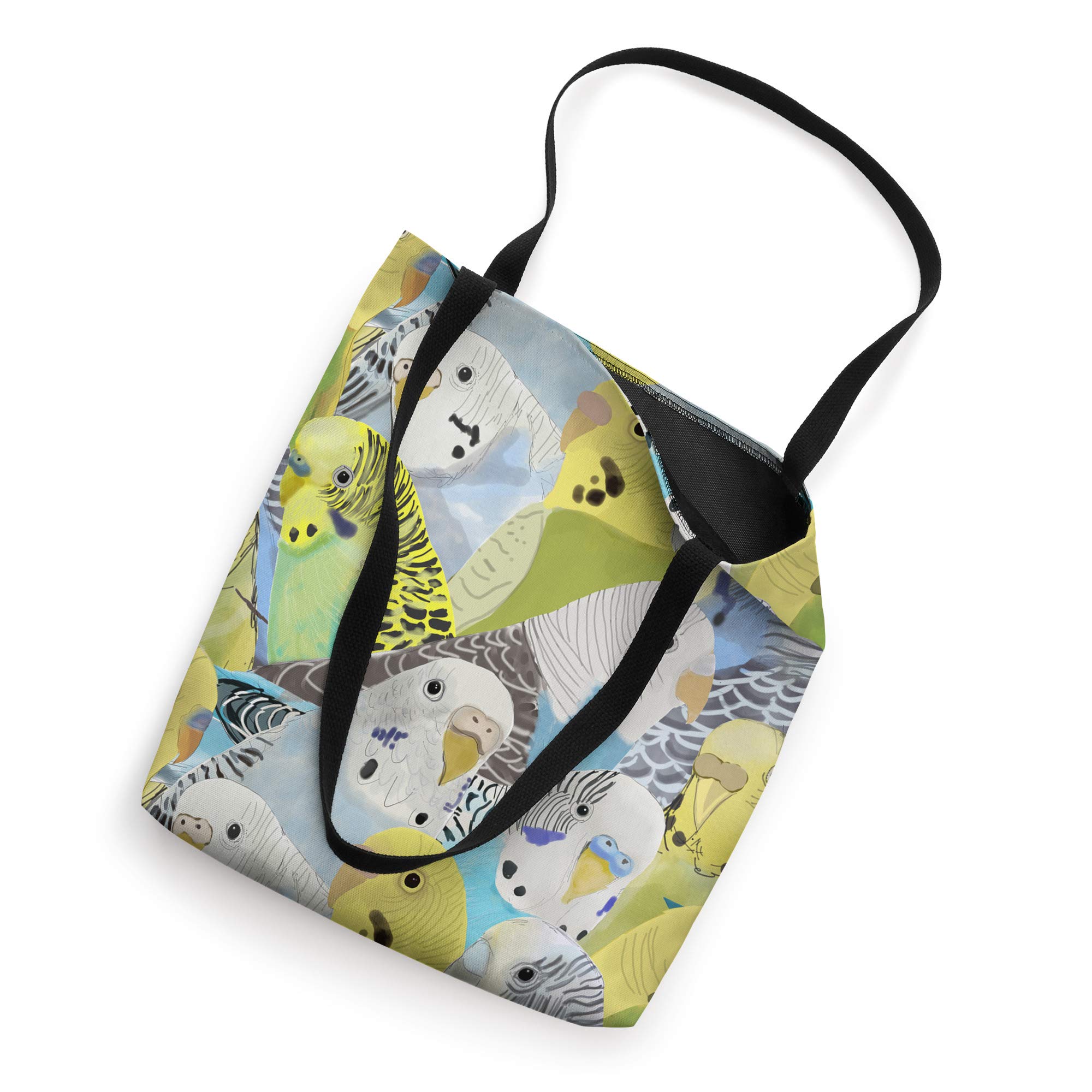Budgie Parakeets Tote Bag