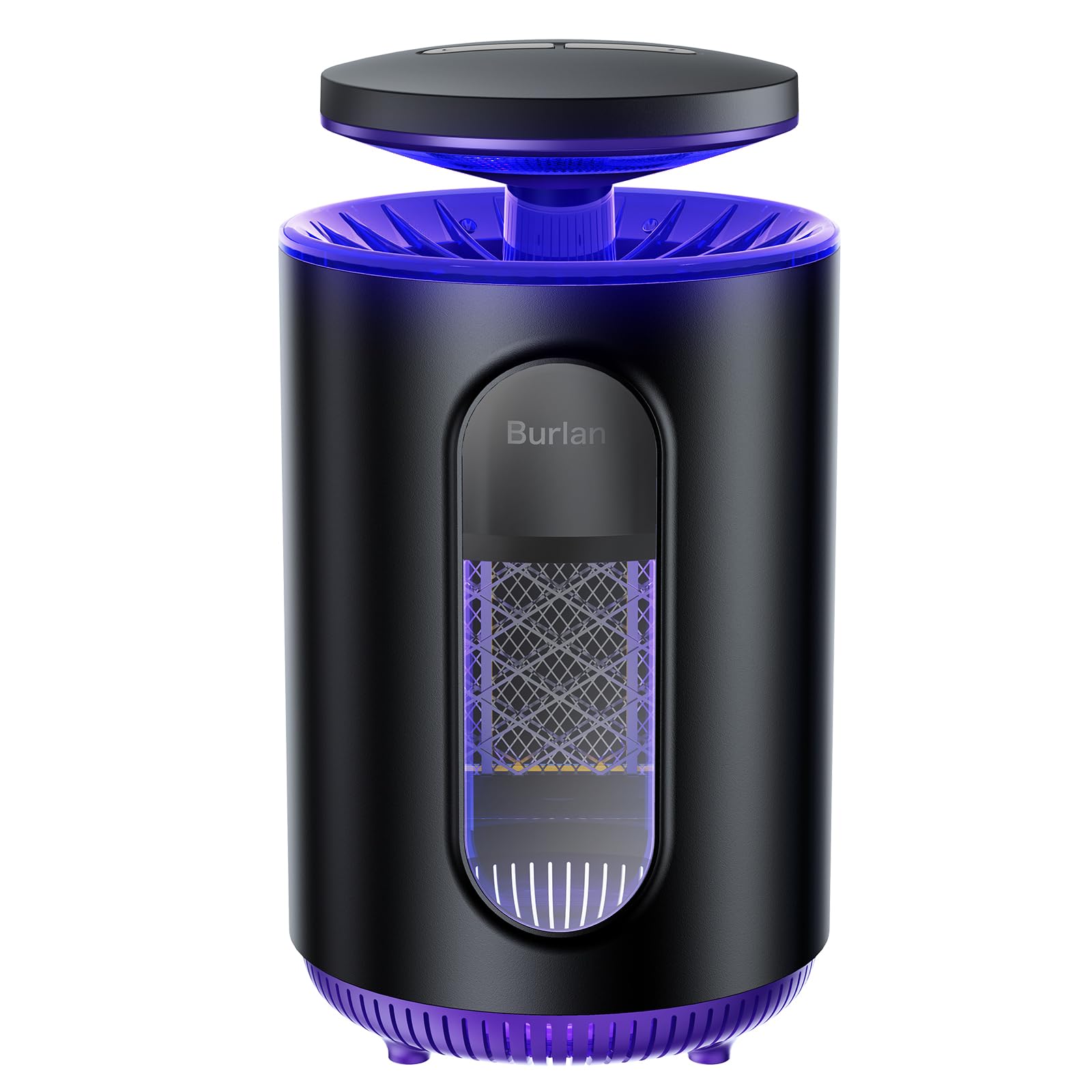 Fruit Fly Traps for Indoors Home: Bug Zapper Indoor 2 in 1 Attracts and Zaps Mosquitos, Gnats, Moths, Fruit Flies, Insect Fly Trap Adjustable Sleep and Zapper Blue Light Mosquito Zapper Black