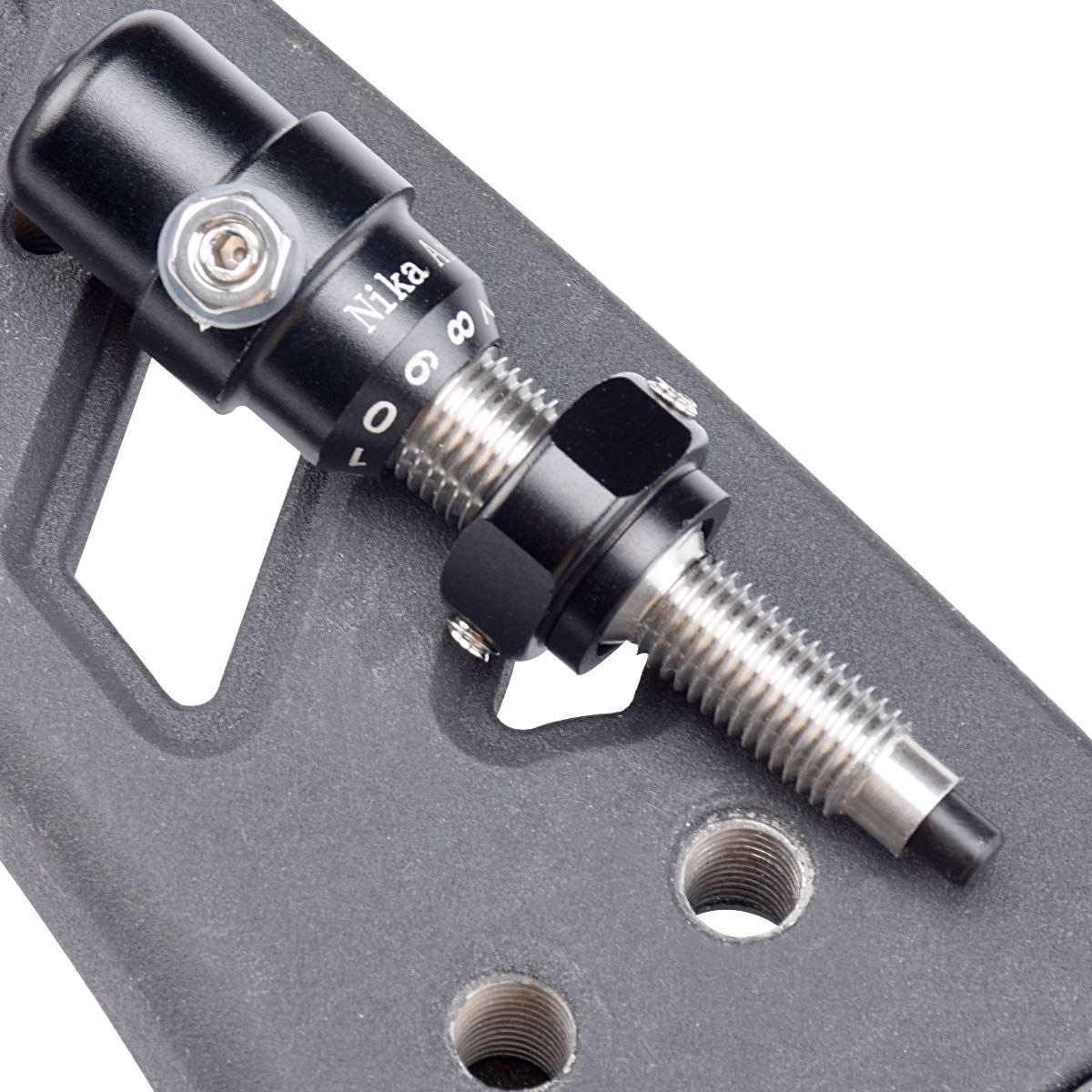 Chuangtong Archery Plunger and Rest - Recurve Bows Screw-in Pressure Button Metal Rest Color Black Right Hand