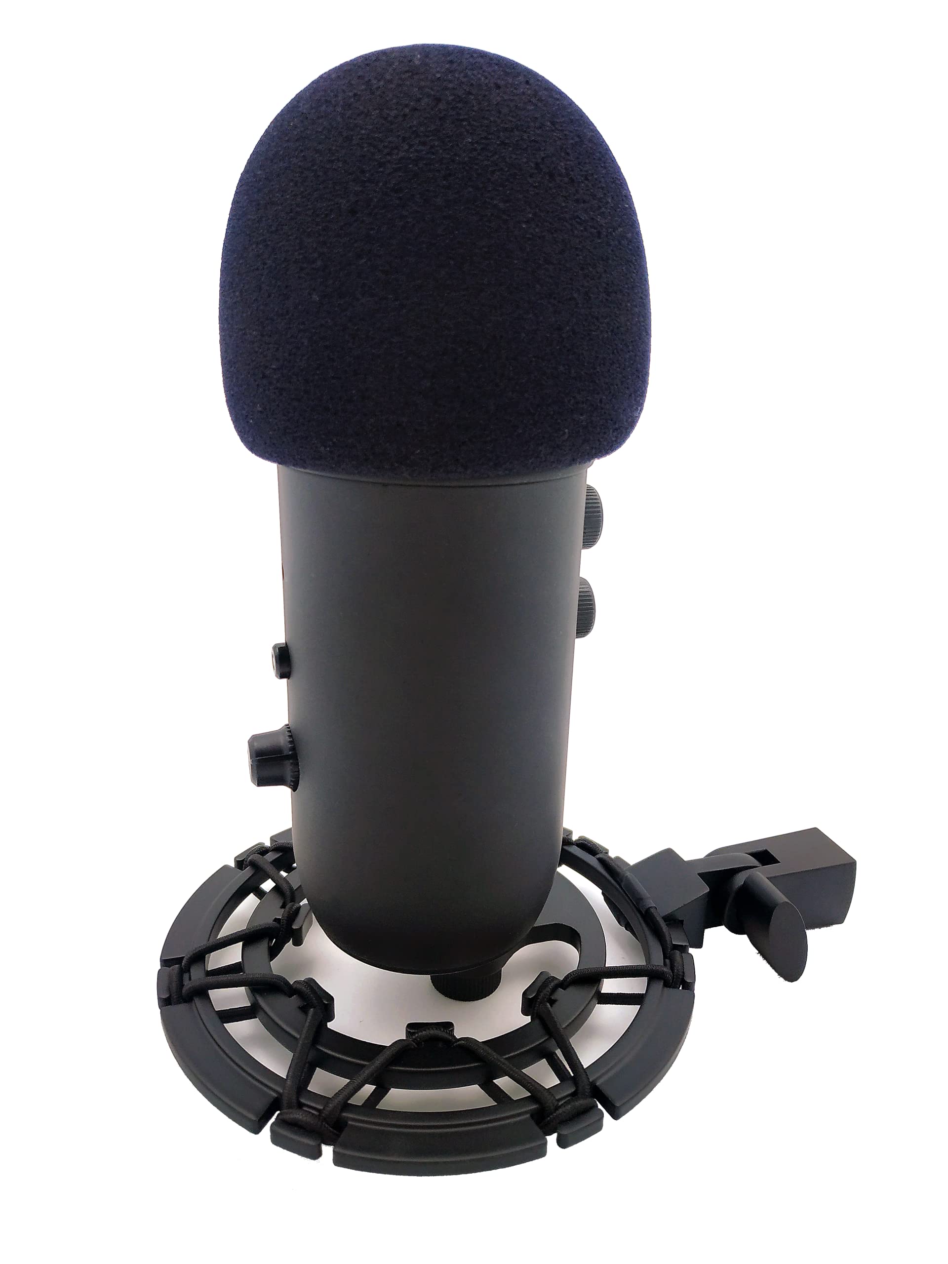 Suuntok Shock Mount Compatible With Blue Yeti, Blue Yeti X, Nano, and Blue Snowball Microphones -Black