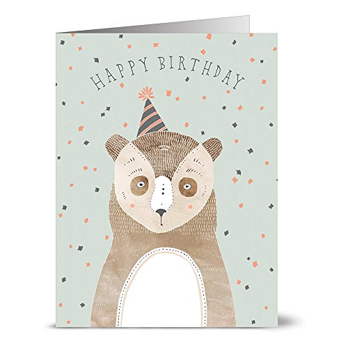 Note Card Cafe Happy Birthday Card Assortment with Gray Envelopes | 36 Pack | Fanciful Birthday Wishes Designs | Blank Inside, Glossy Finish | Bulk Set for Greeting Cards, Occasions, Birthdays