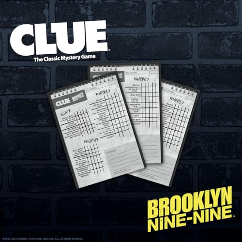 USAOPOLY CLUE Brooklyn Nine-Nine | Collectible Clue Board Game Featuring Comedy TV Show | Officially-Licensed Game About Brooklyn's 99th Precinct | Familiar Locations and Iconic Moments