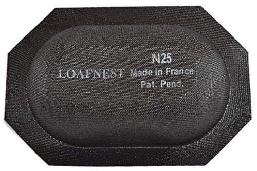LoafNest: Incredibly Easy Artisan Bread Kit. Cast Iron Dutch Oven [Blue Gradient] and Perforated Non-Stick Silicone Liner.
