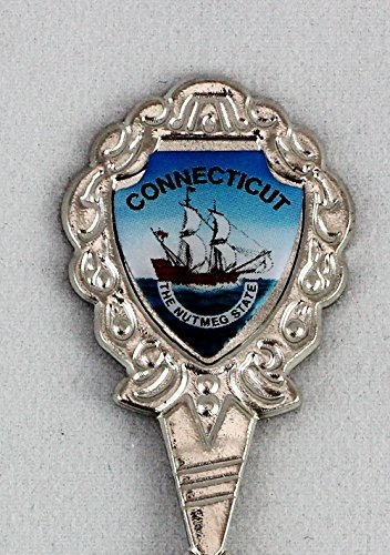 Connecticut State Souvenir Collectible Twist Spoon 5" lpco