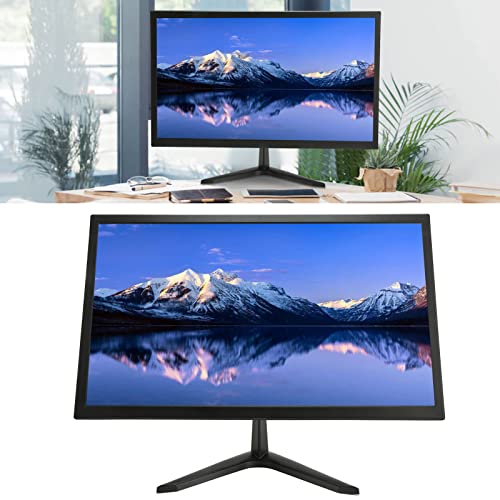 Desktop Monitor 5ms Response HD VGA Input 23.8 Inch PC Monitor Builtin Speaker 100-240V for Work (US Plug)