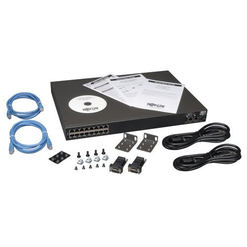 Tripp Lite 16-Port Serial Console/Terminal Server Management Switch TAA GSA (B096-016)