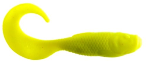 Berkley GAPSM4-CH Gulp! Alive! Swimming Mullet, Chartreuse, 12.5 Ounces, 4in - Pint 4x7