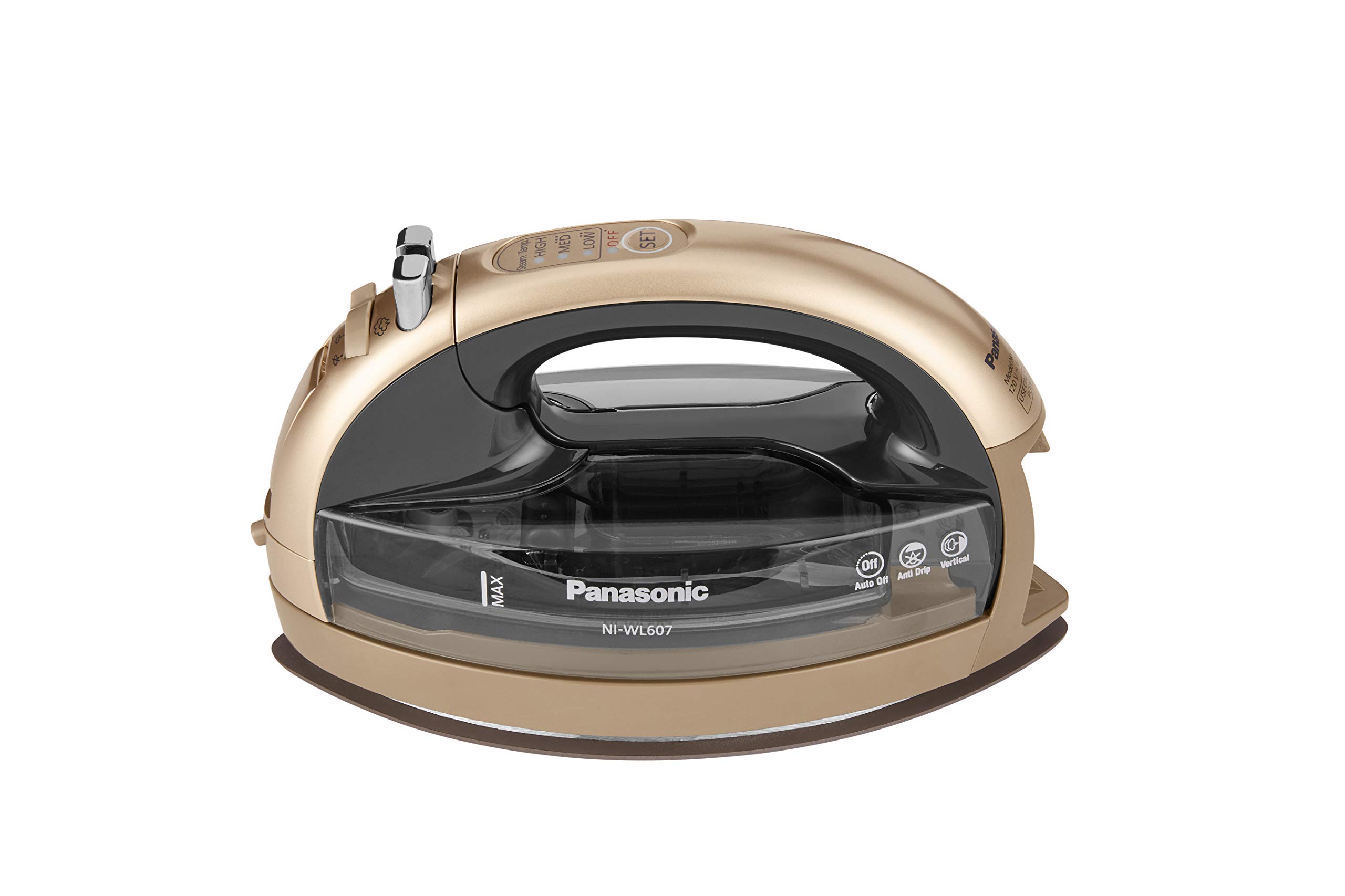 Panasonic 360º Freestyle Advanced Ceramic Cordless Iron, Champagne