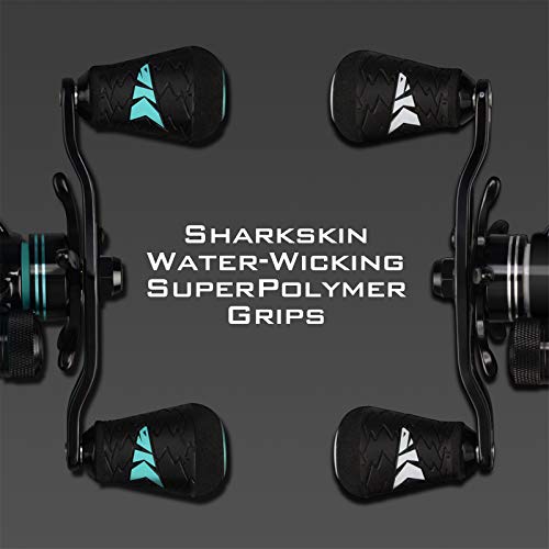 KastKing Crixus Baitcasting Reels,Glacier White,6.5:1 Gear Ratio,Right Handed Fishing Reel
