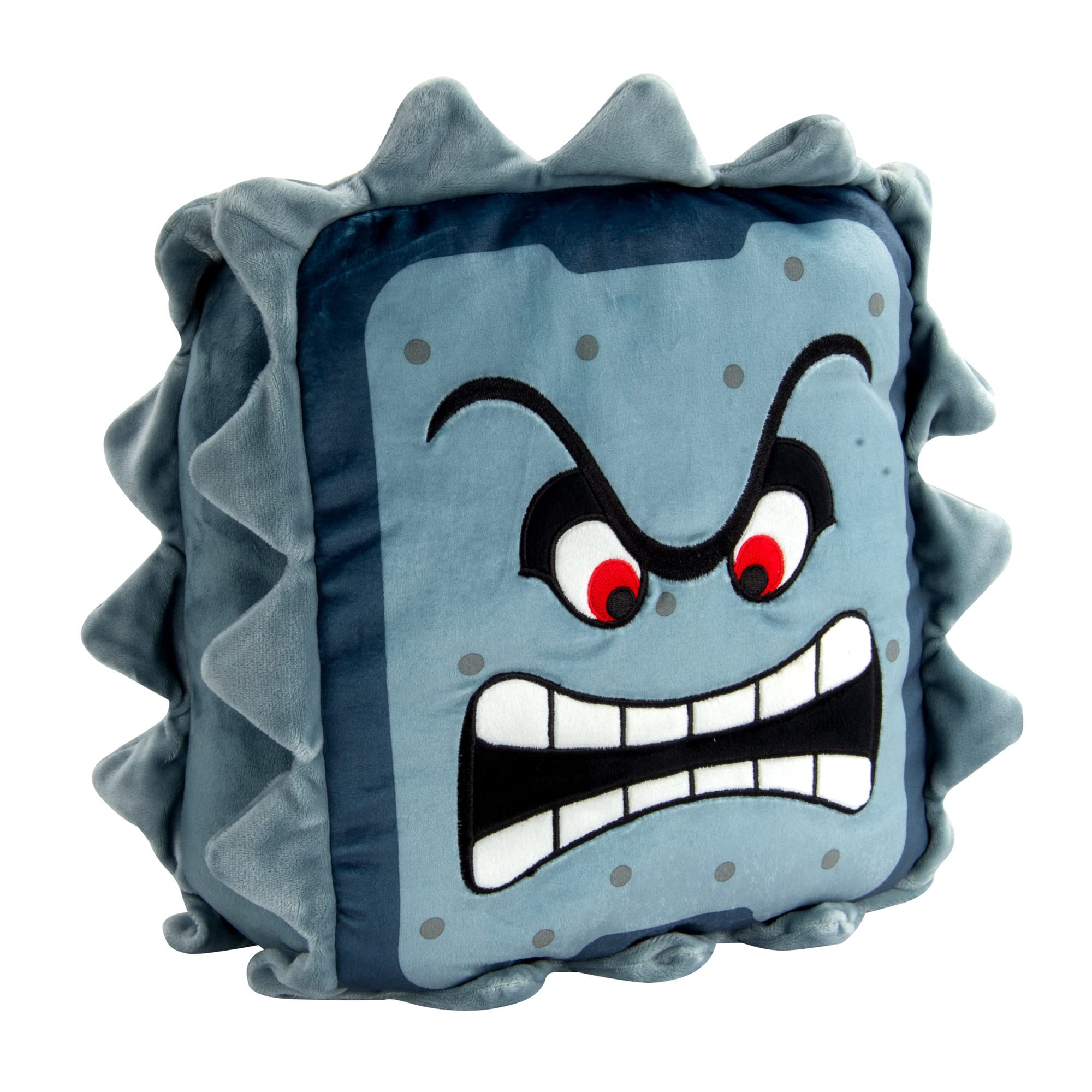 Club Mocchi- Mocchi- Nintendo Super Mario Plush - Thwomp Plushie - Collectible Squishy Plushies - 15 Inch