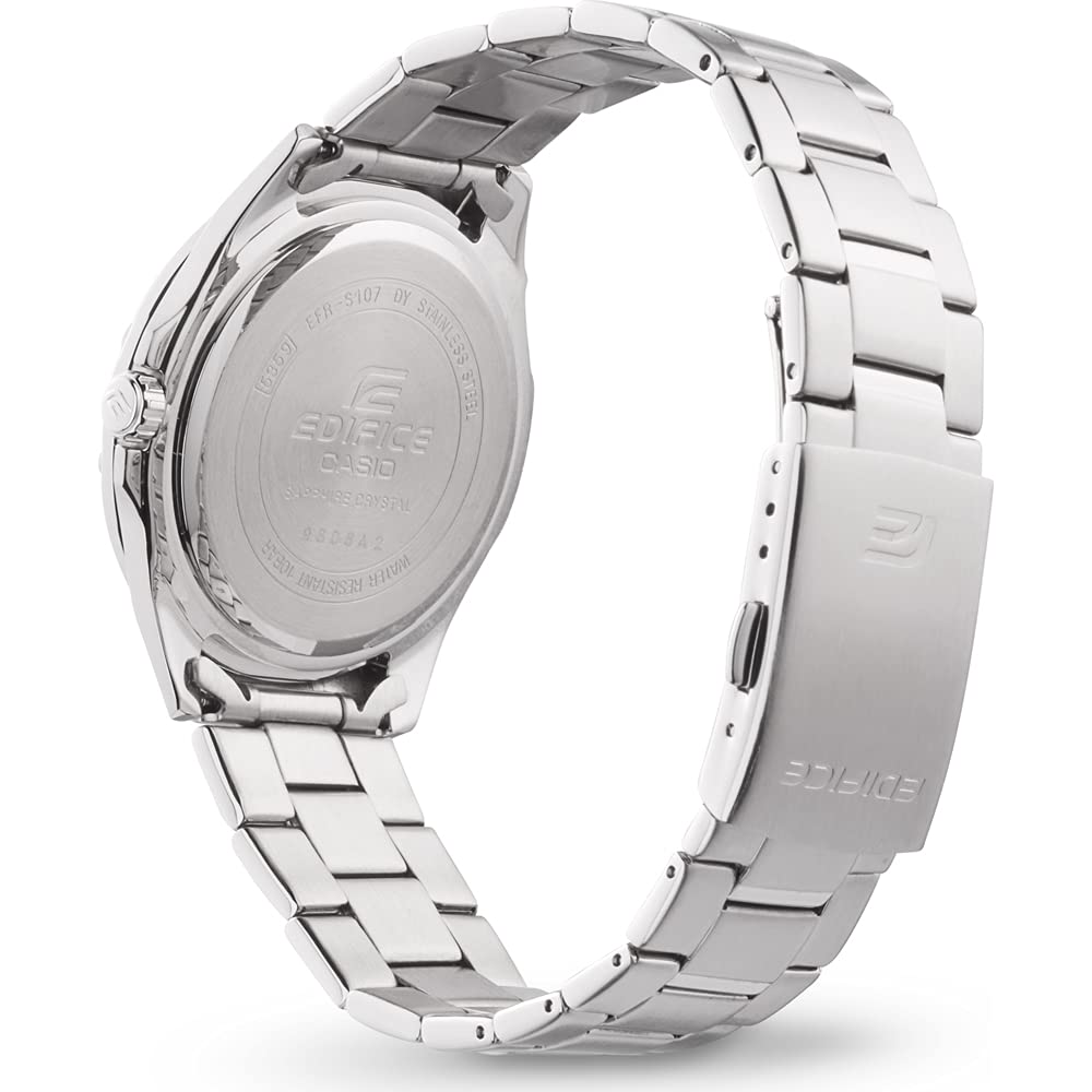 Casio Men's Analogue Quartz Watch with Stainless Steel Strap EFR-S107D-1AVUEF