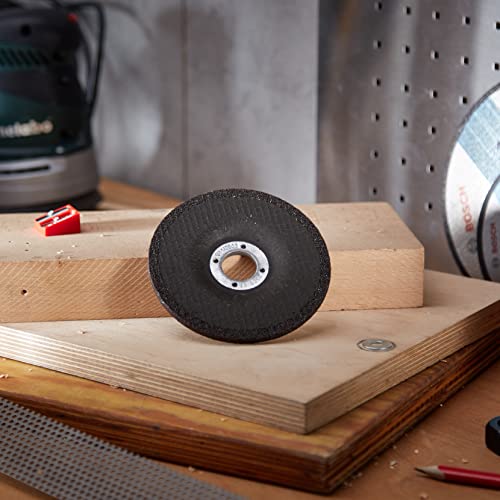 Bosch 2608603181 Standard for Metal Grinding Disc with Depressed Centre, 115mm Ø, 22.23mm x 6.0mm