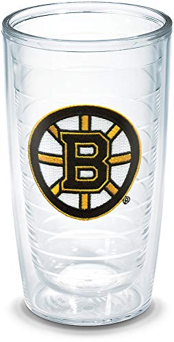 Tervis Made in USA Double Walled NHL Boston Bruins Insulated Tumbler Cup Keeps Drinks Cold & Hot, 16oz - No Lid, Primary Logo