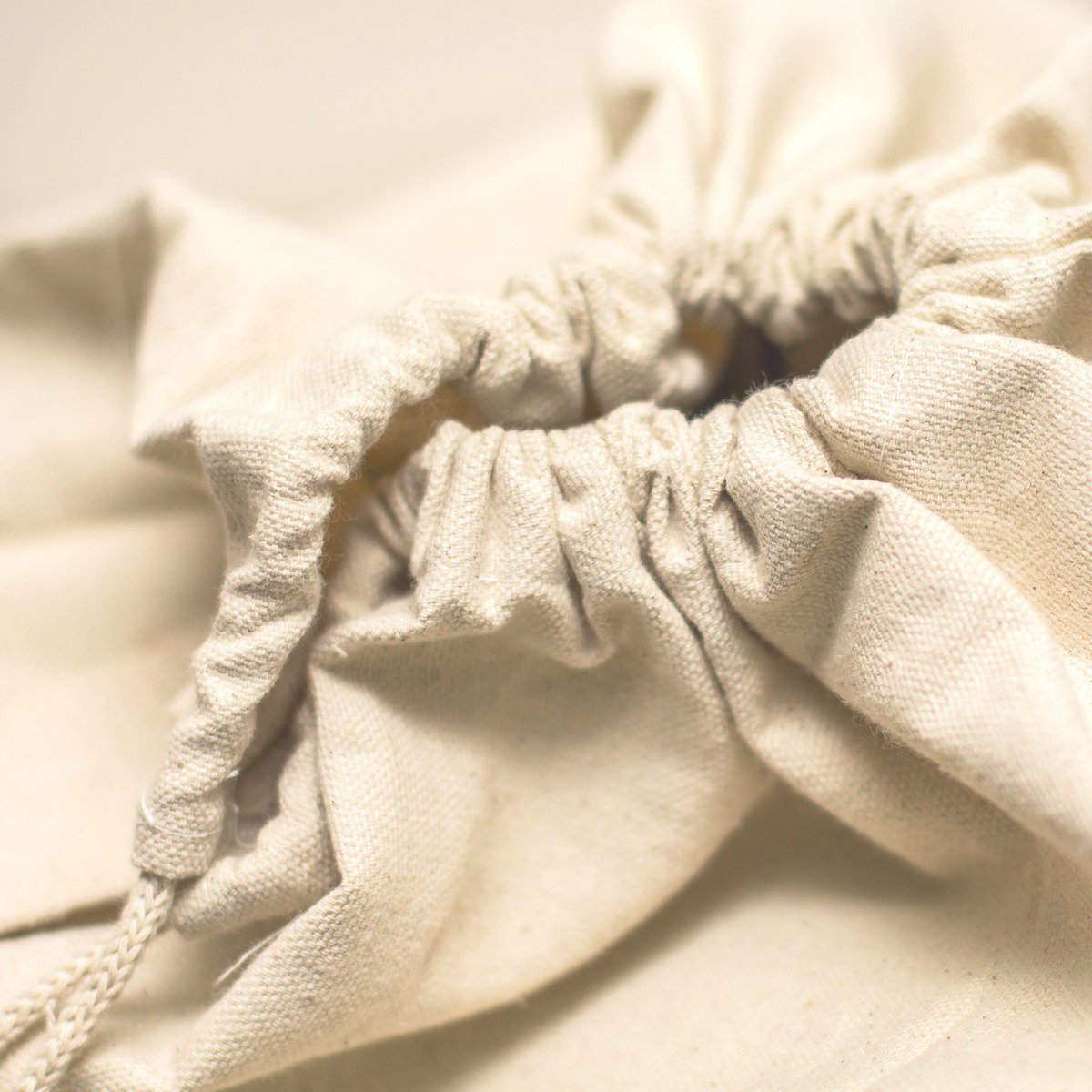 Laundry Bag w/Drawstring Closure Shoulder Straps Heavy Canvas for House, College (Natural, Small - 18"W x 24"H)