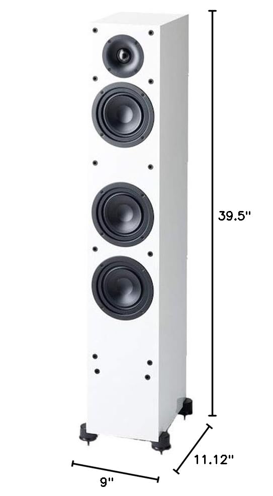Paradigm Monitor SE 3000F Floor Standing Speaker in Gloss White (Single)
