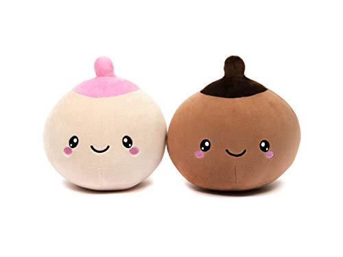 nerdbugs Breast Plush - The Breast is Yet to Come! (Brown/Tan) Breast Cancer Awareness/Breast Cancer Survivor Gift/New Mom Gift/Pregnancy Gift