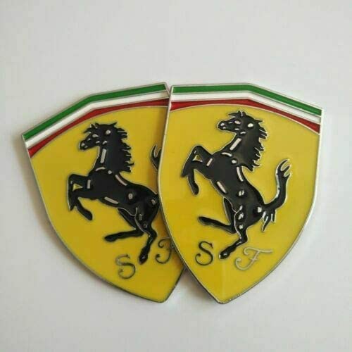 CMAOS 2ps Metal Logo Emblem Side Badge Sticker Decal Fender Hood Trunk