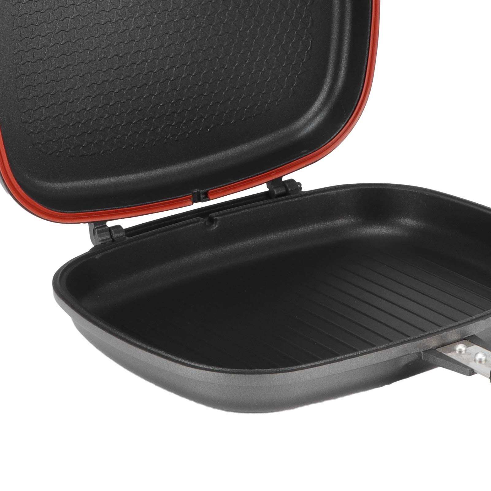 Grill Pan Frying Double Side Portable AntiBurn Handle Kitchen Supplies Grill Pot 32cm 12.6in Excessive Best Aluminum Frying Pan Suitable for C