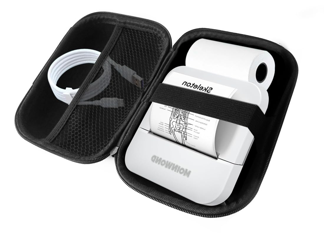 FitSand Hard Case Compatible for Supmoyin Notebuddy Mini Sticker Printer