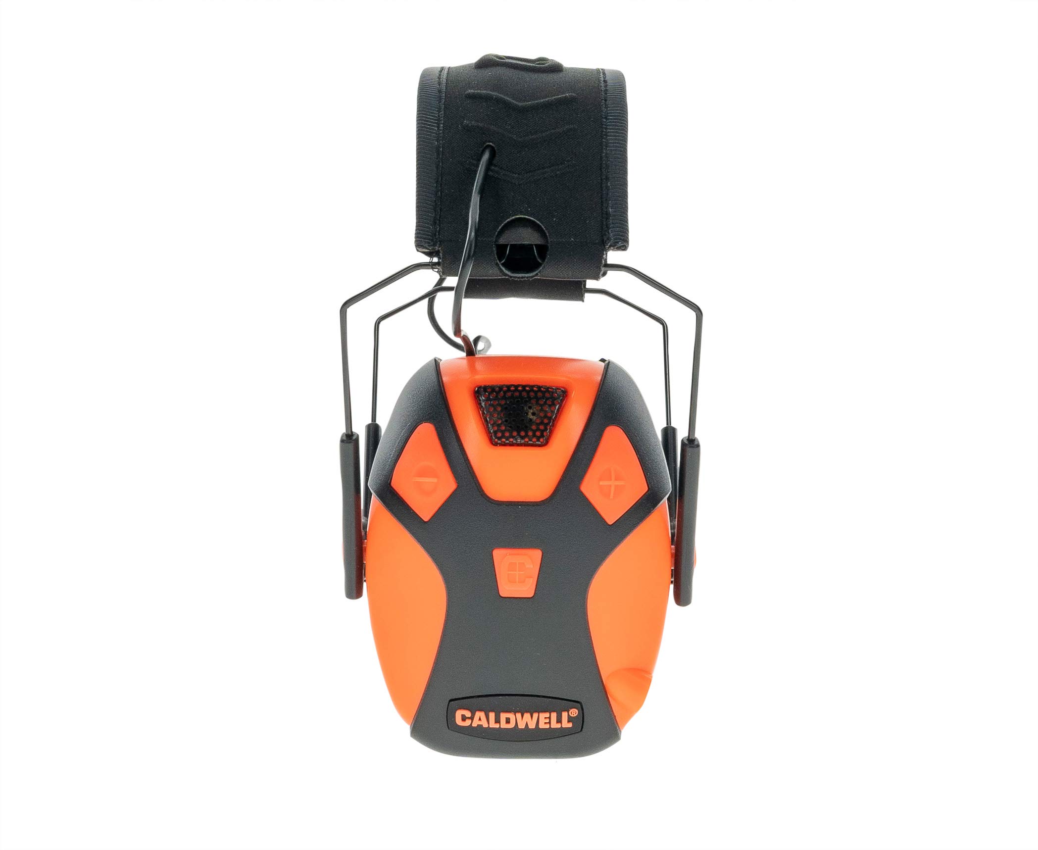 Caldwell E-MAX Pro Electronic Hearing Protection 23-24 NRR - Adjustable Lo Pro Earmuffs for Shooting, Hunting and Range, Hot Coral