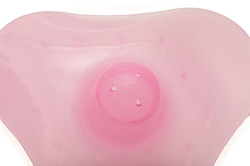 Nurture & Nectar Pink Nipple Shields for Nursing Breastfeeding Newborn Two-Pack with Case 20mm Ultra-Thin Silicone Soft Flexible for Mother Baby Skin Contact