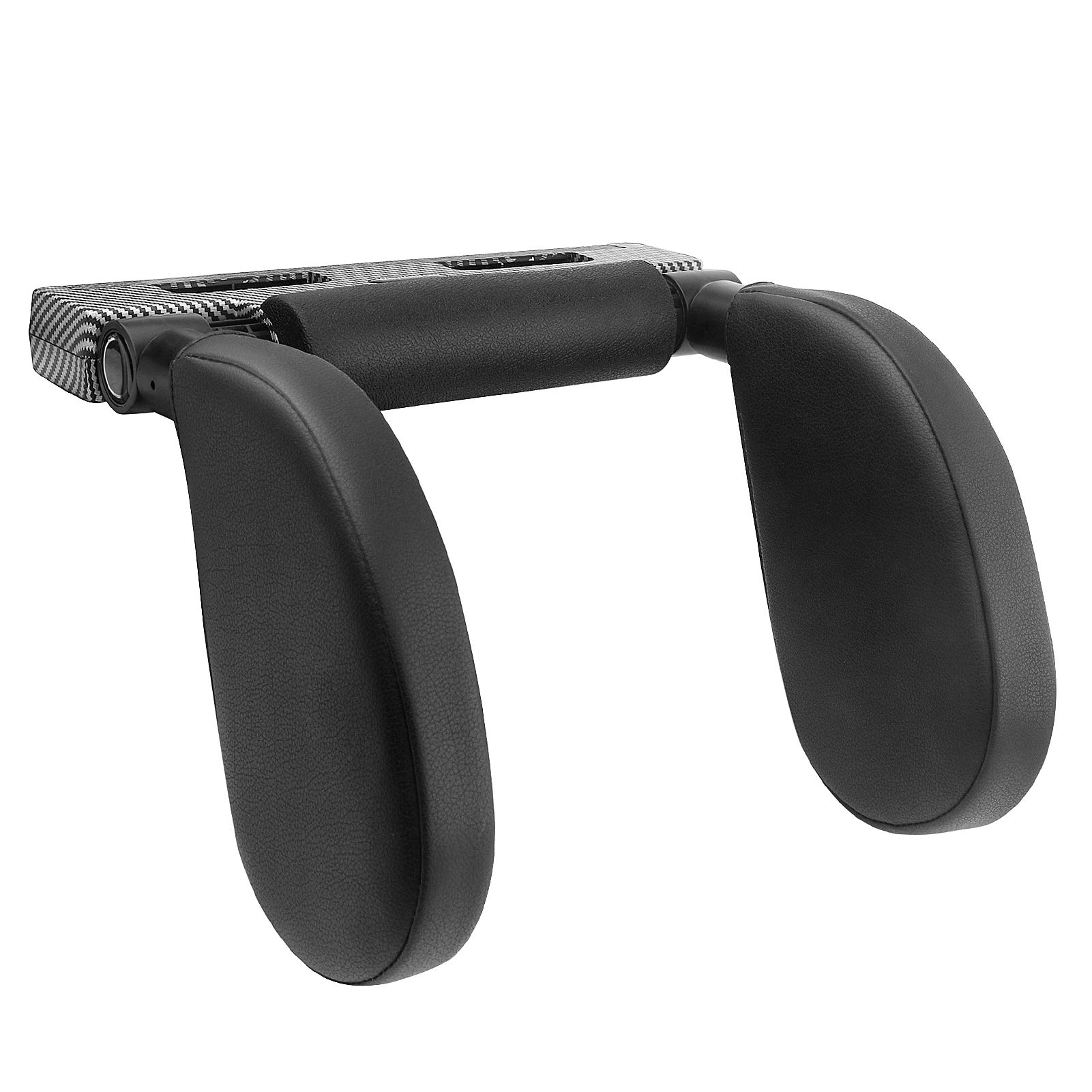 Car Seat Headrest Pillow, Car Neck Pillow with Upgrade Neck Cushion, Detachable Head Neck Support Car Accessories, Font/Back Seat Travel Sleeping Seat Pillow for Kids Teenagers Adults Elders (Black)