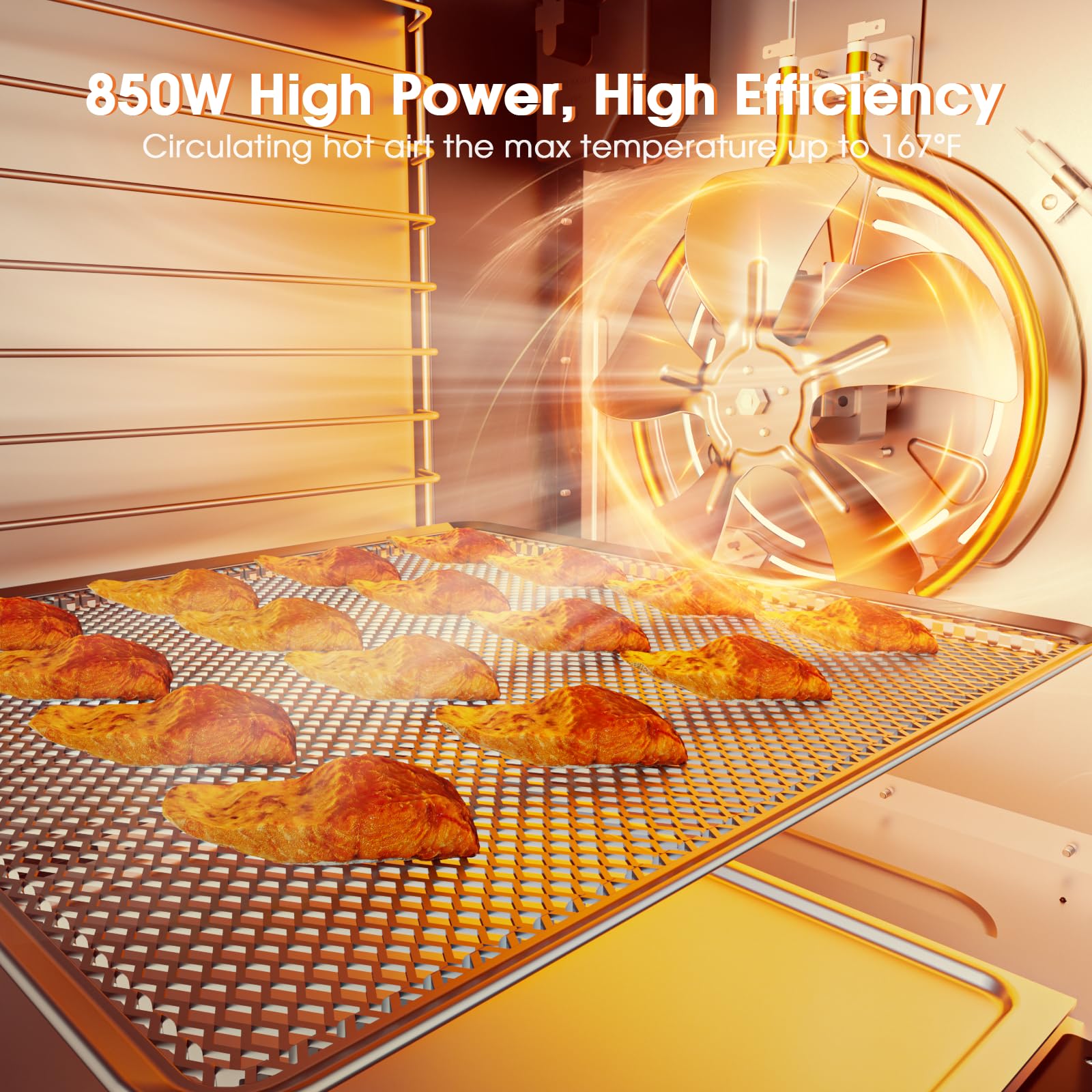 Food Dehydrator for Jerky, 12-Trays Stainless Steel Fruit Dehydrators Machine with Temperature Control & Timer, Digital Food Dryer Machine for Home, Dog Treats, Meats, Veggies