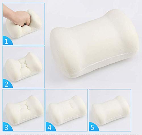 Car Seat Headrest Pillow, Support Neck Pillow Head Protection Cervical Spine Adjustable on Both Sides Telescopic Version PU Leather Universal for Kids Adults Travel(Side Pillow + Headrest Pillow)