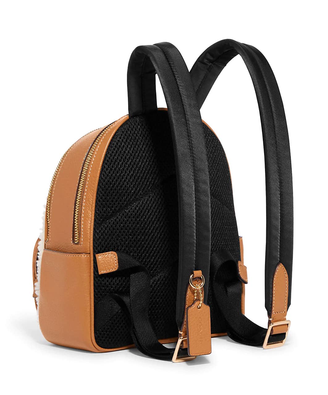COACH Coach Mini Court Backpack, Natural/Shearling