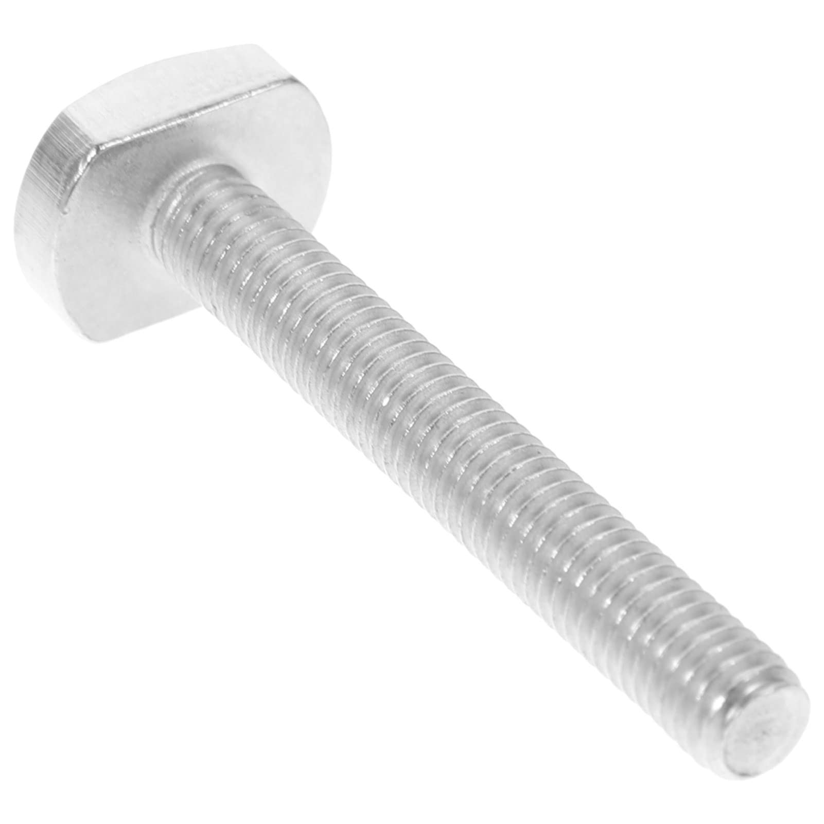 DOITOOL 10pcs T-Bolt Jig Bolts Stainless Steel Sliding Screw Stainless Steel t Bolt Sliding Screw Bolt Stainless Steel Drop-in Stud T Track Accessories T Slot Drop-in Stud Sliding Bolt