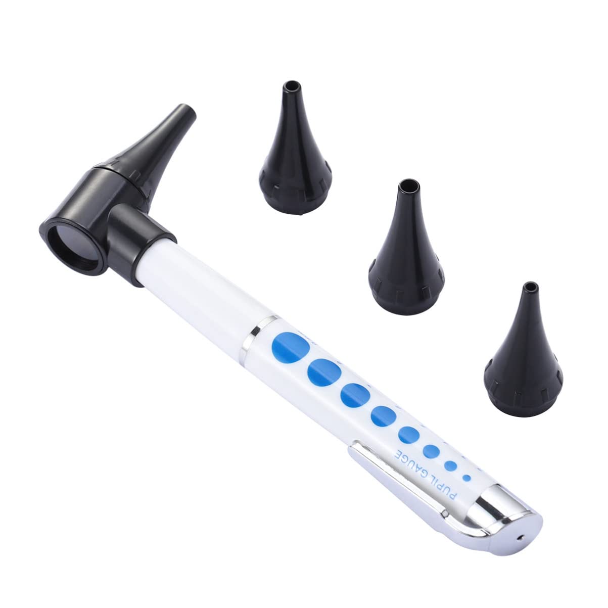 DOITOOL 3X Magnification Generation Doctor Mom Ear Scope Otoscope with Light,Otoscope with Both Adult and Pediatric Disposable Specula Tips Ear Checker for Ear Infections