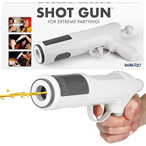 The Original Alcohol Shot Gun - Load Your Favorite Alcohol, Aim, Shoot and Drink- Epic Shot Party Accessory - Holds Up to 1.5 Ounces