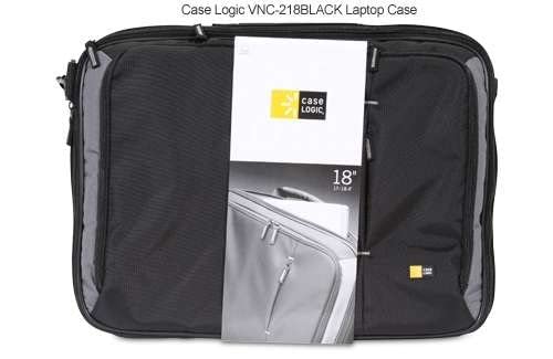 Case Logic VNC-218 18-Inch Laptop Case, Black (3200926)