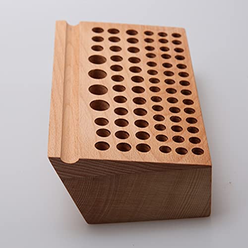 DOITOOL Tool Rack Tool Rack 2pcs Rack Diy Porous Tool Holes Bench Beech Red Tool Shelf Tool Stand Wooden Holding Organiser
