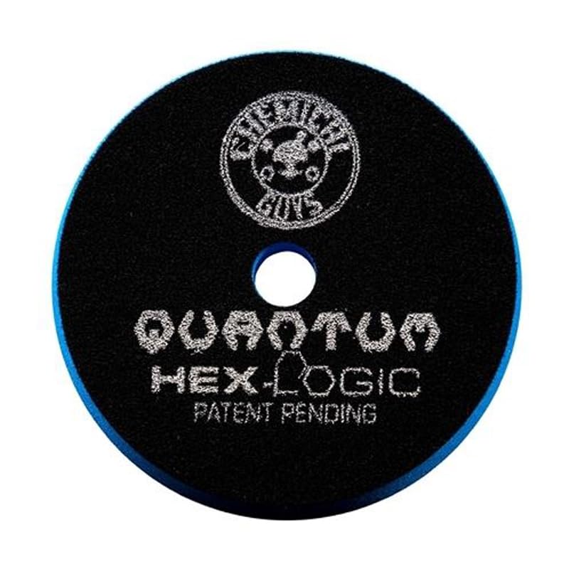 Chemical Guys BUFX115HEX5 Hex-Logic Quantum Polishing/Finishing Pad, Blue (5.5 Inch Fits 5 Inch Backing Plate)